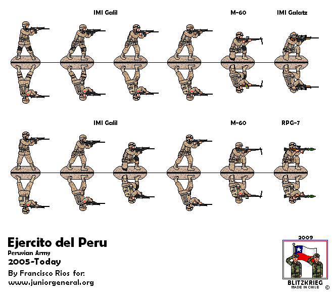 Peruvian Infantry | Paper Miniature