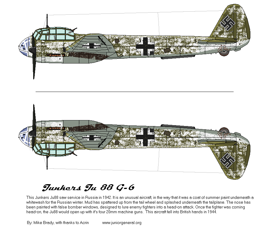 Junkers Ju-88 Bomber | Paper Miniature