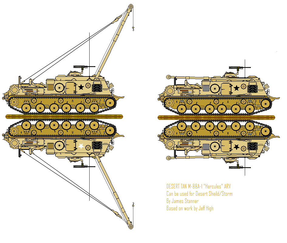 M88A-1 Hercules ARV | Paper Miniature