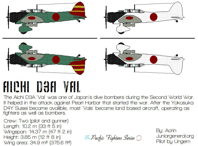 Aichi D3A Val | Paper Miniature