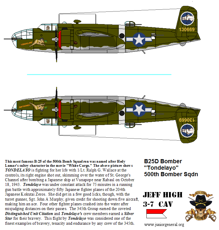 B-25D Bomber | Paper Miniature