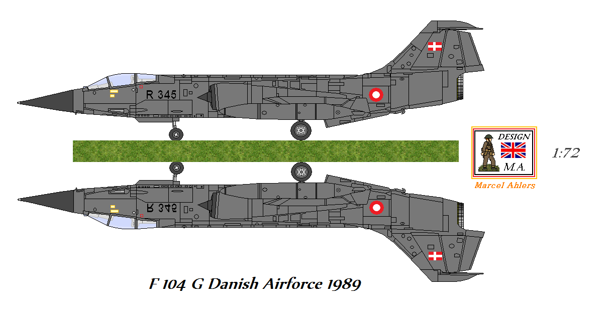 Danish F-104 G | Paper Miniature