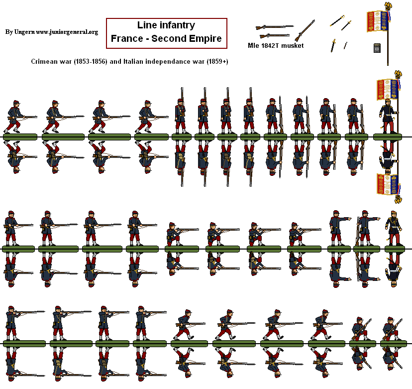 French Line Infantry | Paper Miniature