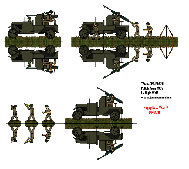 75mm SPG | Paper Miniature