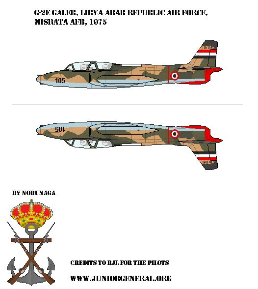 Libyan G-2E Galeb | Paper Miniature