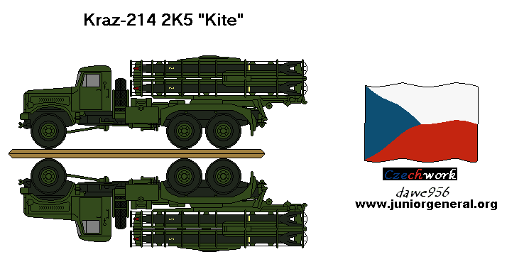 Kraz-214 2K5 Kite | Paper Miniature