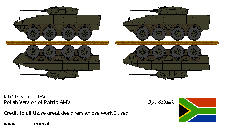 Polish KTO Rosomak IFV | Paper Miniature