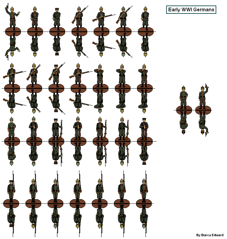 German Infantry | Paper Miniature
