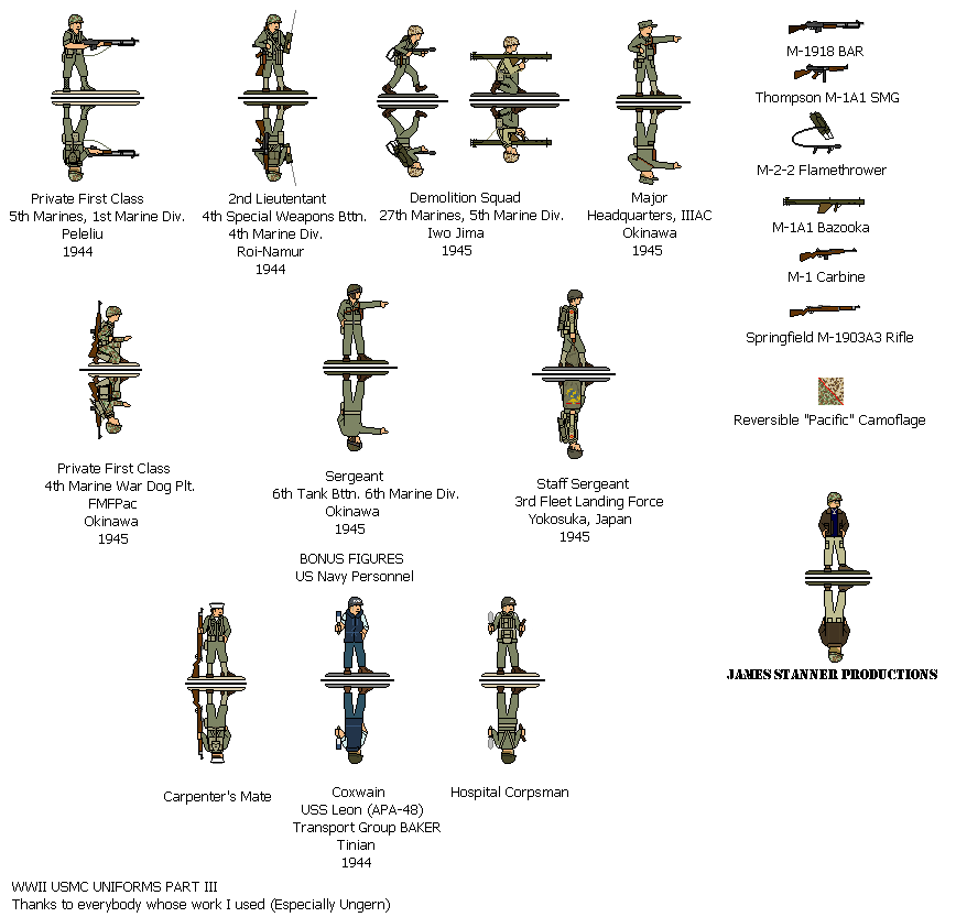 Marines | Paper Miniature