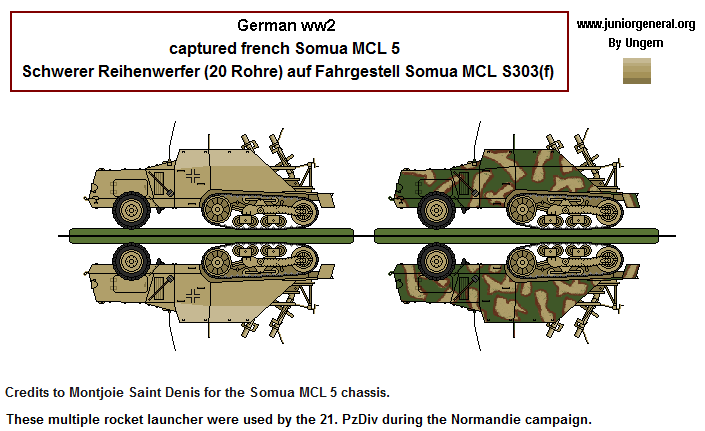 Somua MCL 5 (Captured) | Paper Miniature