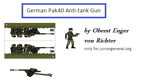 German Pak 40 ATG | Paper Miniature