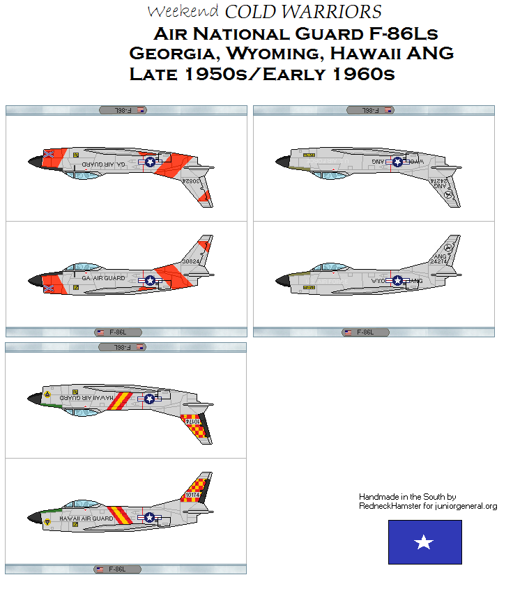 US F-86L | Paper Miniature