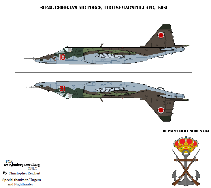 Georgian Su-25 | Paper Miniature