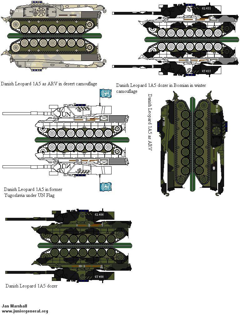 Danish Leopard 2 | Paper Miniature