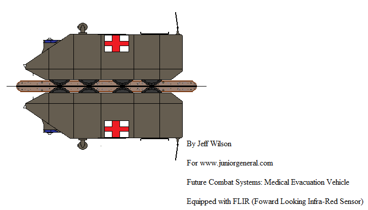 FCS Medical Evacuation Vehicle | Paper Miniature