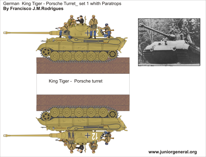 King Tiger 1 | Paper Miniature