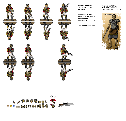steampunk infantry | Paper Miniature