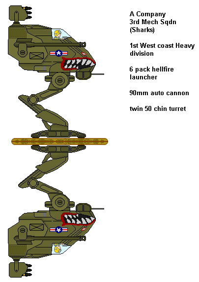 US Walker/ Mech | Paper Miniature