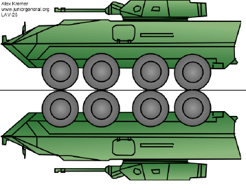 LAV-25 | Paper Miniature