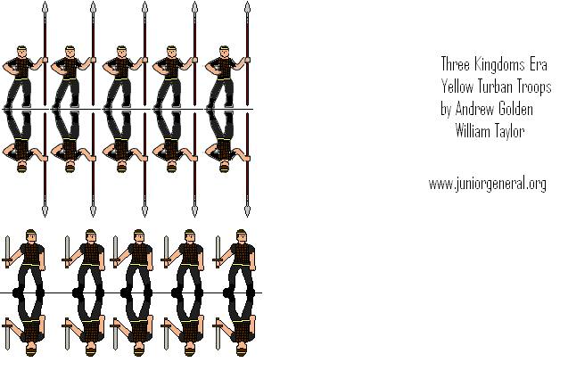 Yellow Turban Rebel Chinese | Paper Miniature