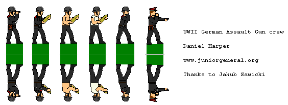 Assault Gun Crew | Paper Miniature