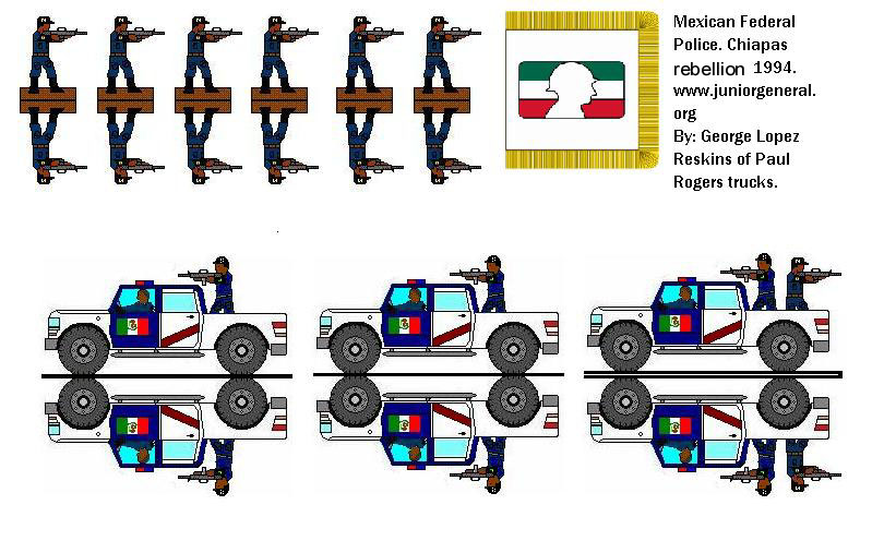 Mexican Police | Paper Miniature