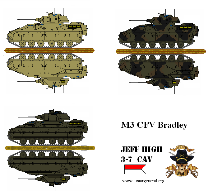 US M3 Bradley | Paper Miniature