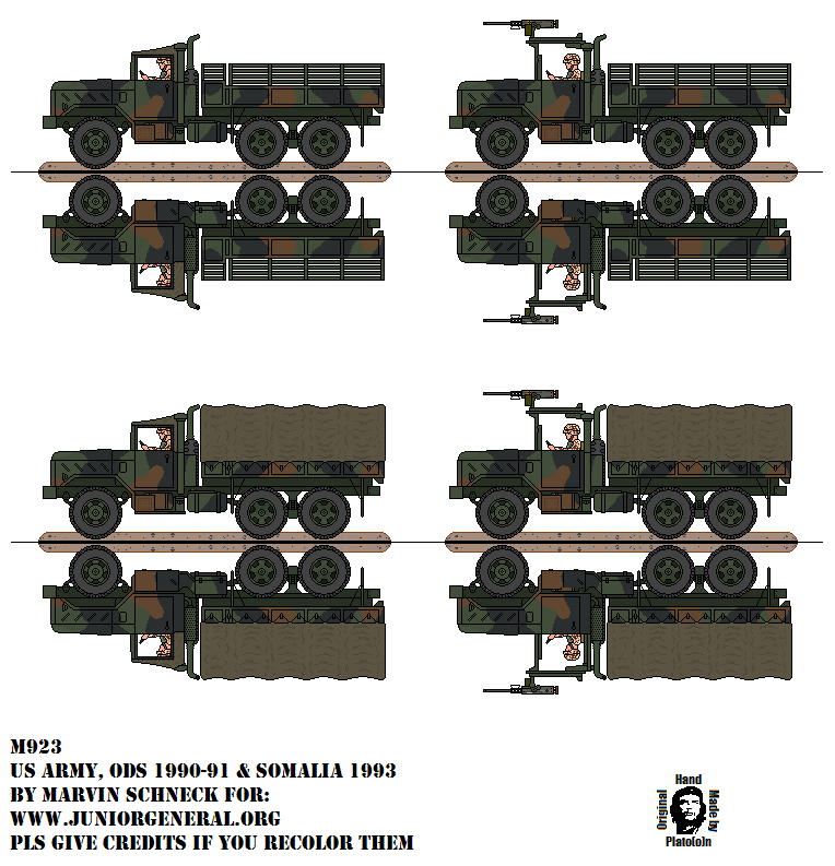 M923 Truck 1 | Paper Miniature