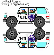 United Nations Trucks 1 | Paper Miniature