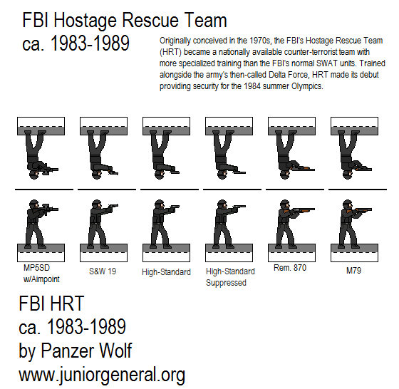 FBI Hostage Rescue Team | Paper Miniature