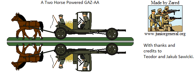 GAZ-AA (Horse Drawn) | Paper Miniature