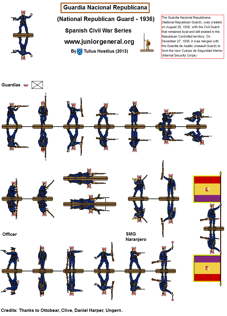 National Republican Guard | Paper Miniature
