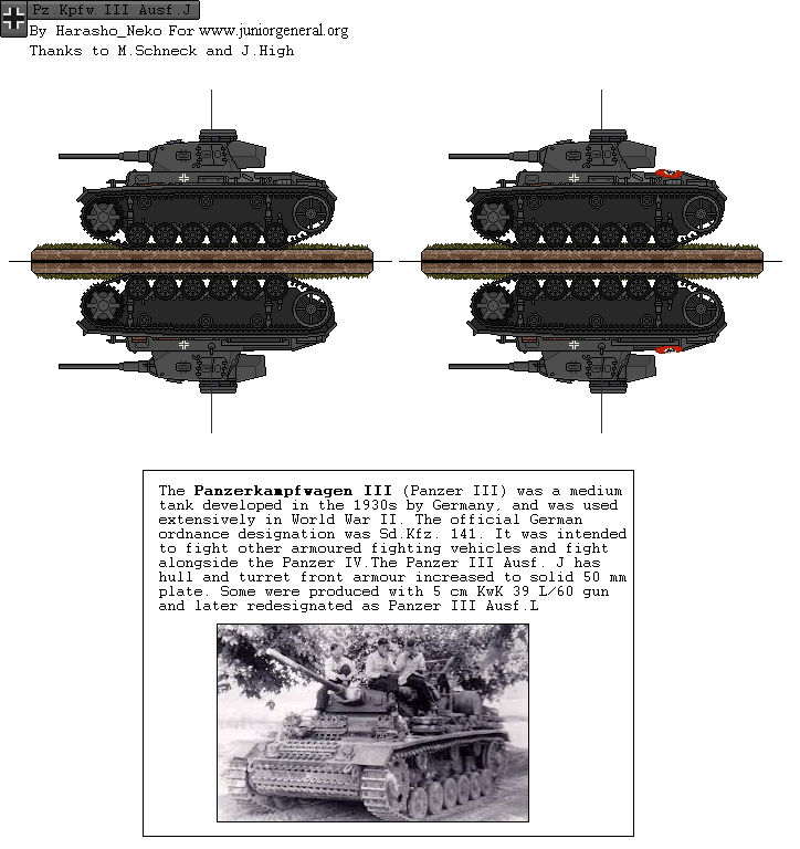 Panzer III J | Paper Miniature