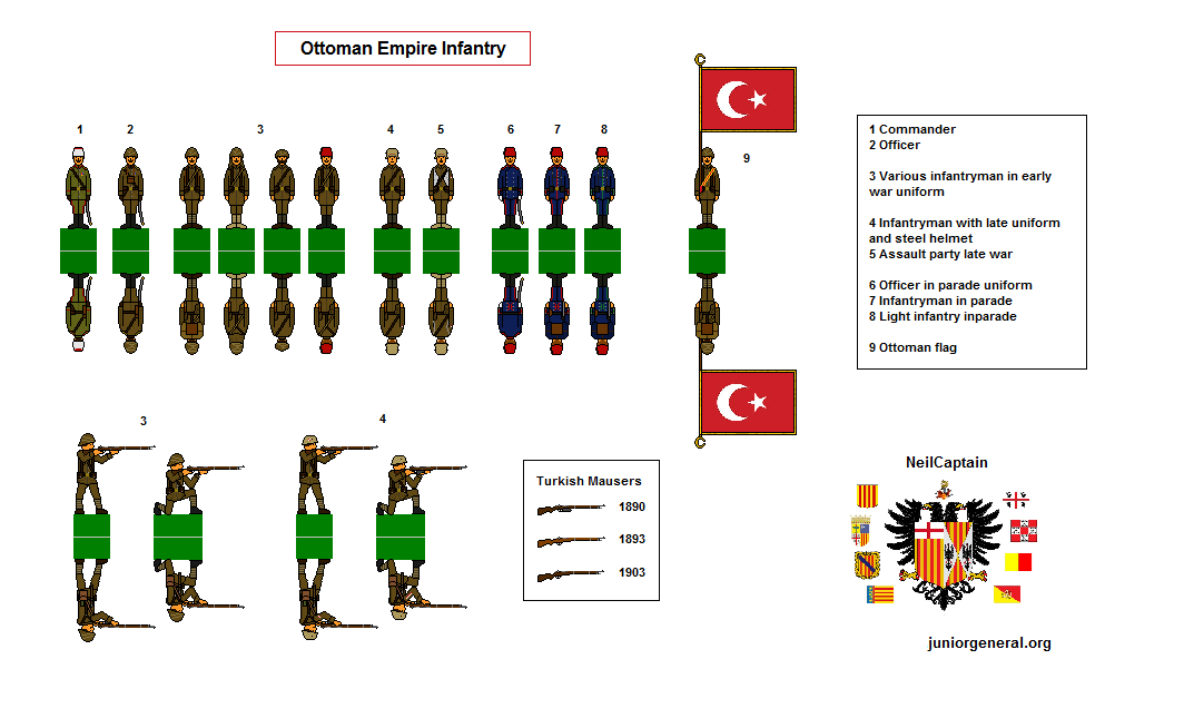 Ottoman Infantry | Paper Miniature