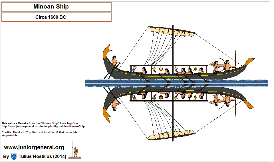 Minoan Ship | Paper Miniature