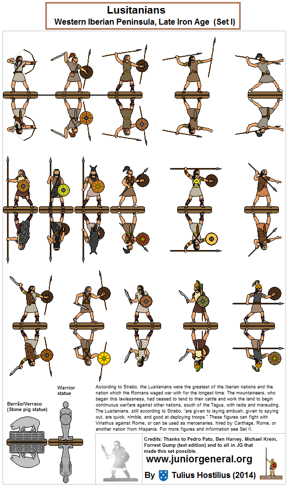 Lusitanians | Paper Miniature